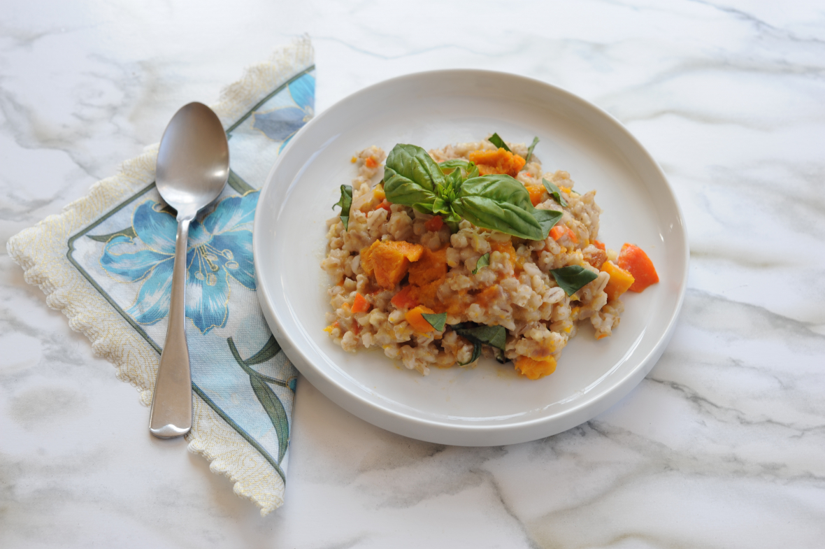 Easy Risotto Recipe with Barley and Sweet Potatoes - Organic Authority