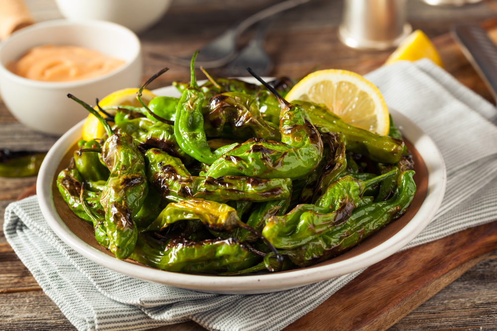 Scorched Shishito Peppers: Surprisingly Easy Pan-Charred Capsicums with ...