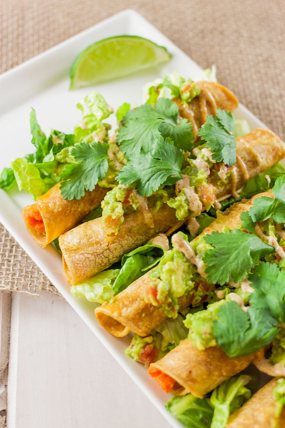 Sweet Potato Taquitos Recipe With Chipotle Mayo - Organic Authority